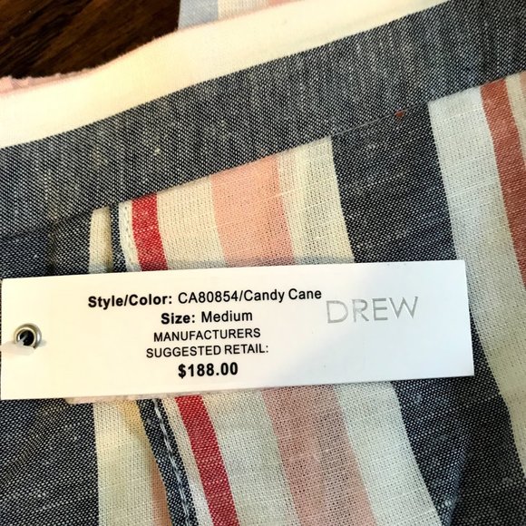 DREW | Pants & Jumpsuits | Drew Wide Split Leg Linen Blend Pants Nwt ...